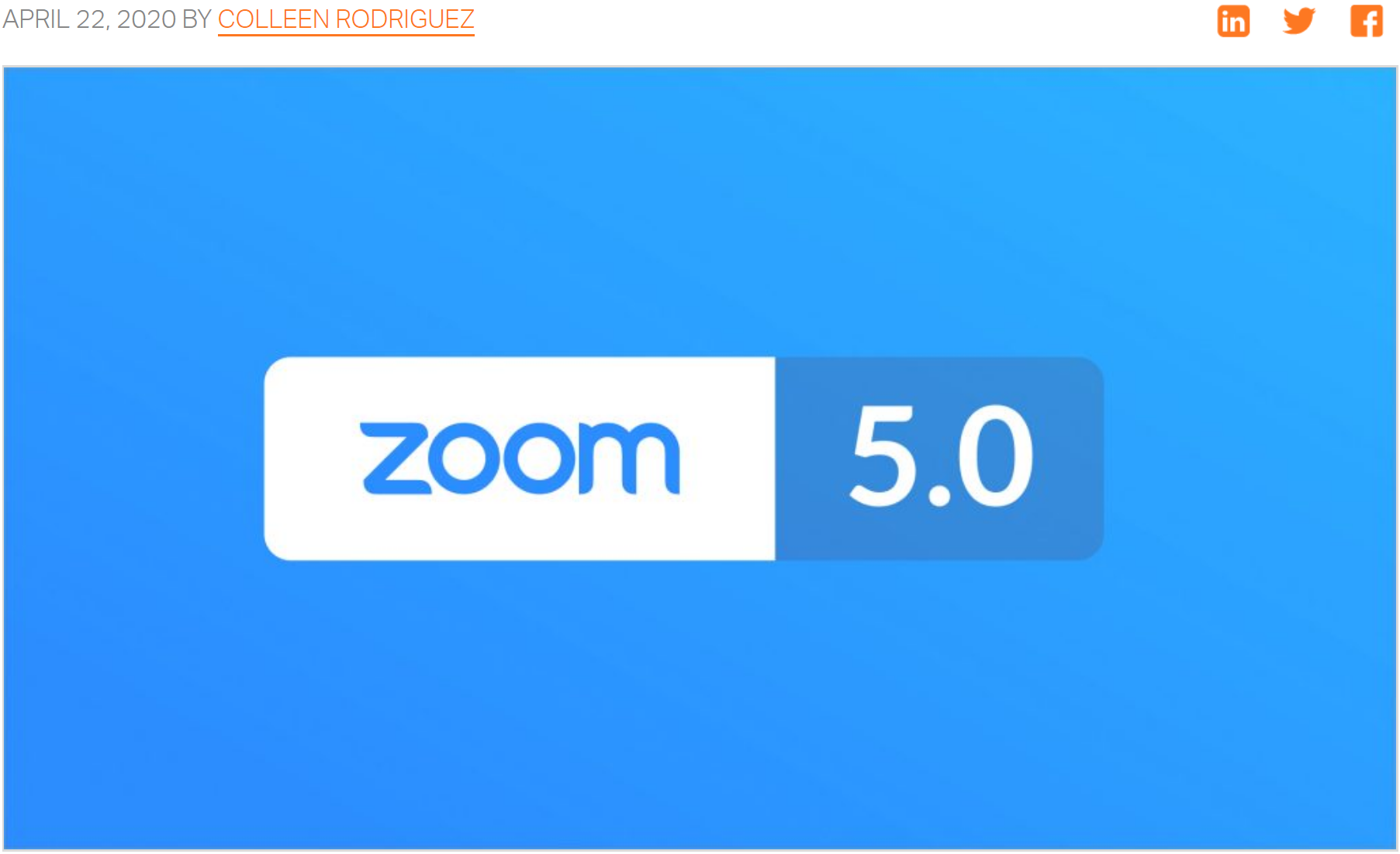 Zoom發佈 5.0－達成90天資安強化安全計劃的里程碑 | Zoom Taiwan Blog